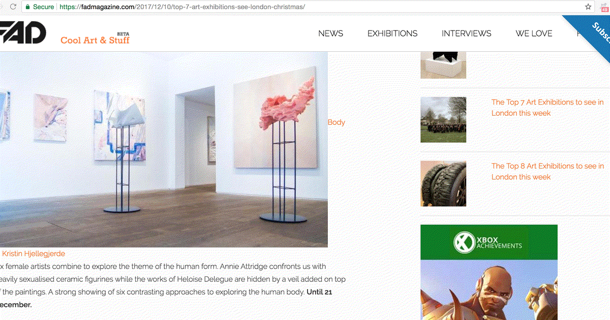 Anna Ilsley - Press | Kristin Hjellegjerde